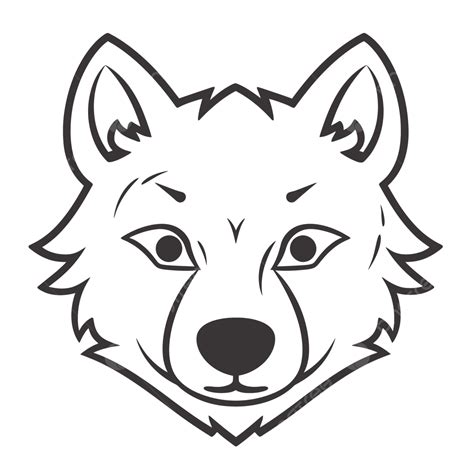 Outline Wolf Face Vector Illustrator Design Illustration For Ad Design Sketch Drawing Wolf