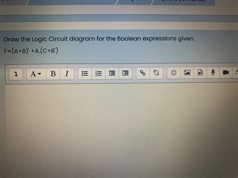Answered Draw The Logic Circuit Diagram For The Bartleby