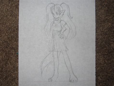Anthro Quick Sketch By Ninjagirl Ayame17 On Deviantart