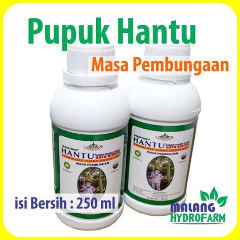 Jual Pupuk Hantu Hijau Masa Pembungaan Ml POC Organik Cair Hormon Pertumbuhan Buah Lebat