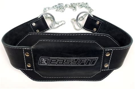 Пояс для обтяження 250 кг чорний ремінь шкіряний з ланцюгом для обтяження Ws Npdo250