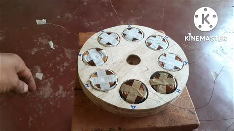 Gerador De Energia ElÉtrica Caseiro Axial Parte 2 Youtube
