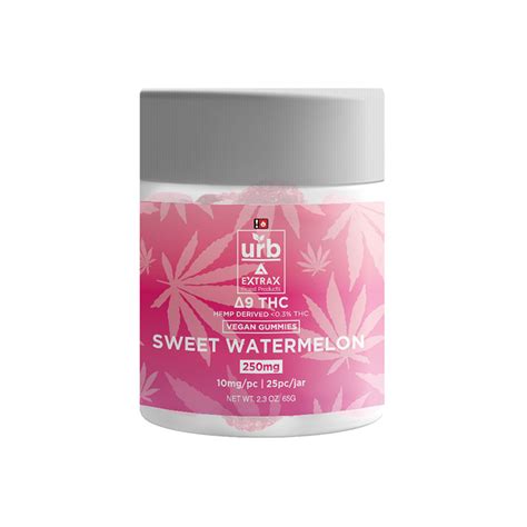 Delta Extrax Urb Delta 9 Gummies Sweet Watermelon 25 Pack Lord
