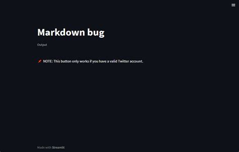 Using St Markdown With Html Is Changing The Look Of The Whole Page
