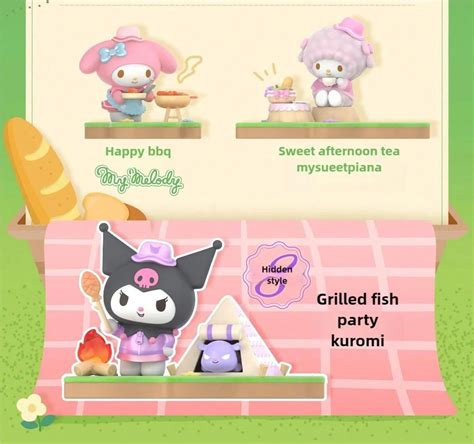 Miniso Sanrio Characters Camping Friends Series Blind Box Shein South