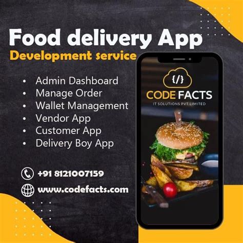 food delivery app development service in hyderabad r codefactssolutions