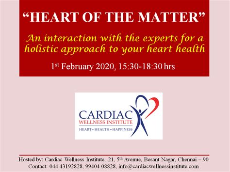Cardiac Wellness Institute Page 2 News And Events
