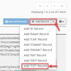 How To Add A TXT DNS Record In CPanel Eukhost