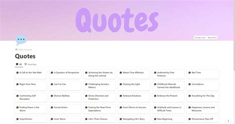 Notion Quote Template
