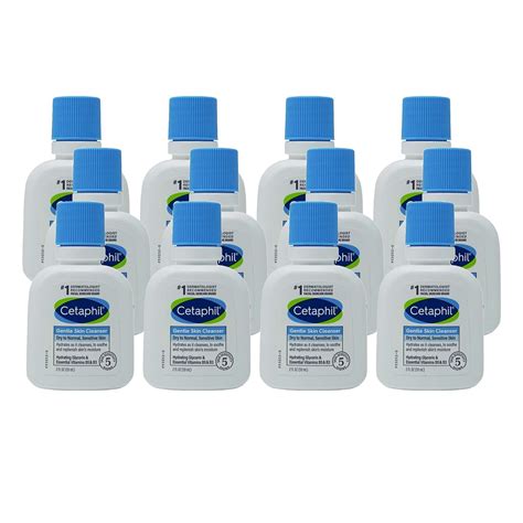 Cetaphil Gentle Skin Cleanser 2 Oz Travel Size Bottle 12 Bottlesbag
