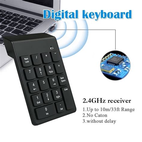 keypad mini wireless numeric keypad universal 18 keys digital keyboard