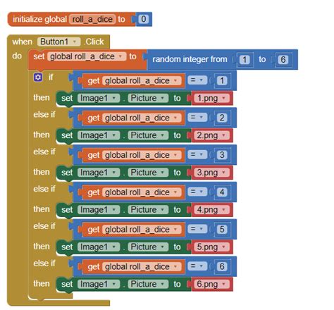 Create Roll A Dice App Tutorials And Guides Mit App Inventor Community