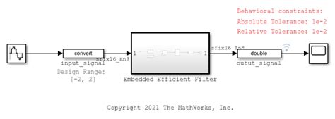Convert A Floating Point Model To A Fixed Point Model Matlab