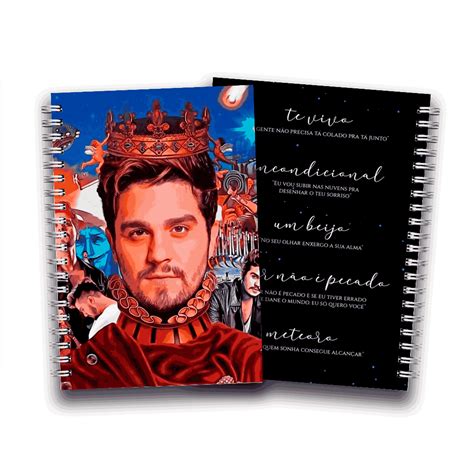Caderno Pautado Bloquinho De Desenho Luan Santana Músicas Shopee Brasil