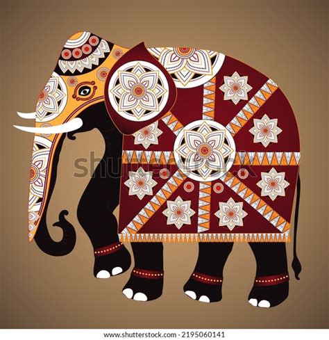 Kandy Sri Lanka Elephant Traditional Kandy Stock Vector Royalty Free