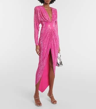 Embellished Maxi Dress In Pink Alexandre Vauthier Mytheresa