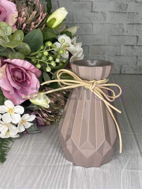 Vs 199 Ваза стекло глянец цветная арт ромб H 15 см Стеклянные вазы оптом Купить с