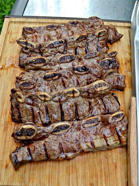 Beer And Lime Marinated Flanken Style Short Ribs Hezzi Ds Books And