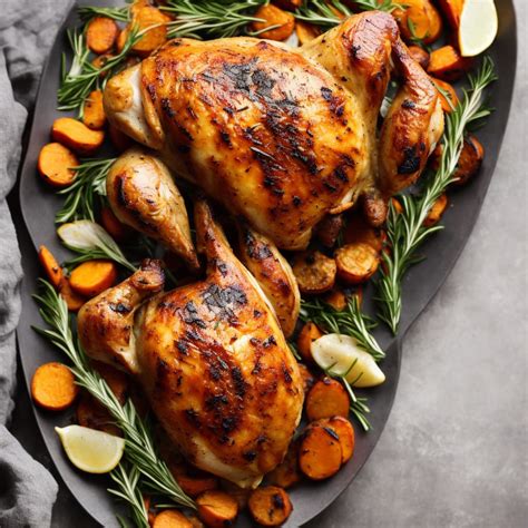 Roast Chicken With Garlic And Rosemary Root Veg Recipe
