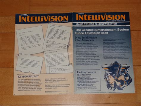 Intellivision Game Owners Club Newsletter 1 Uk Intellivision