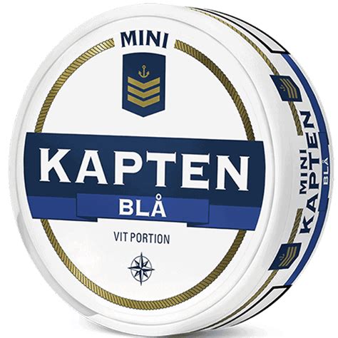 Kapten Mini Blå Portionssnus Från Snabb Leverans ⭐️