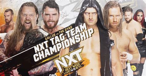 Nxt Tag Team Title Match And More Set For 59 Wwe Nxt