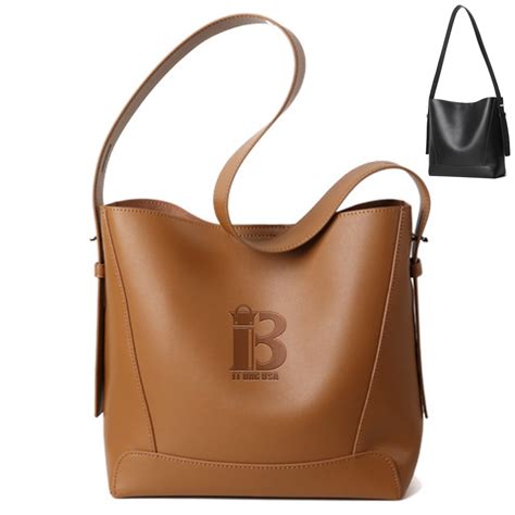 Genuine Leather Bucket Tote Bags For Women Promo Items Giveaways With IPromotionPro