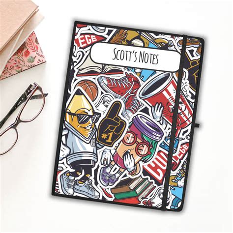 A4 Mole Notebook College Design Personalised Notebook