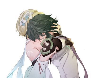 Lumine And Xiao Genshin Impact Drawn By Migigi Danbooru