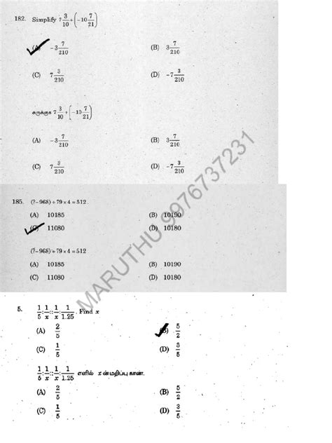Day 1 Maths Simplification Homework Pdf