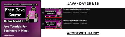 Swarnava Dhar On Linkedin Codewithharry Javalearning Codewithharry