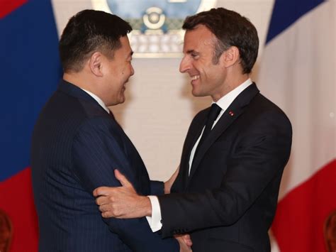 Ерөнхий сайд Л Оюун Эрдэнэ Бүгд Найрамдах Франц Улсын Ерөнхийлөгч Э