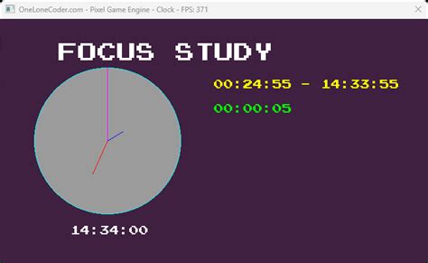 Github Lucaszm7pomodoro Pomodoro Desktop App Made With Olc Pge In C