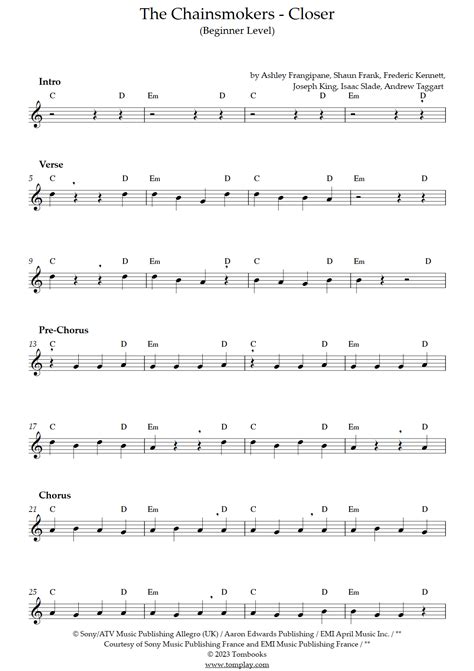 Closer Beginner Level Alto Sax Halsey Saxophone Sheet Music
