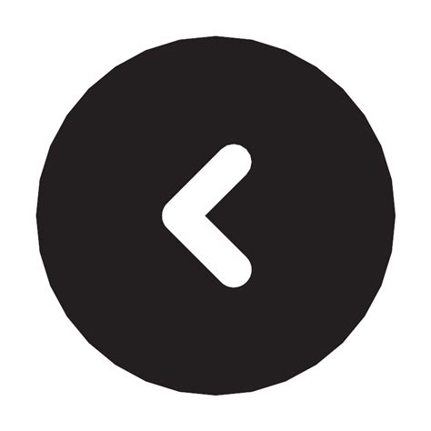 Left Circle Vector SVG Icon SVG Repo