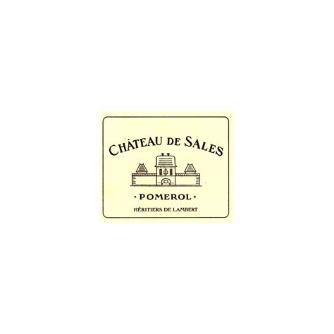 2018 Château de Sales Pomerol AOC Medium Plus