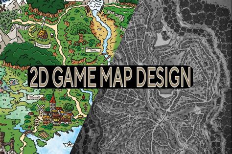 Design D D Game Map Environment Tileset Landscape Travel World Level Design By