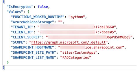 Build A Python Azure Function To Connect With Sharepoint Online Via