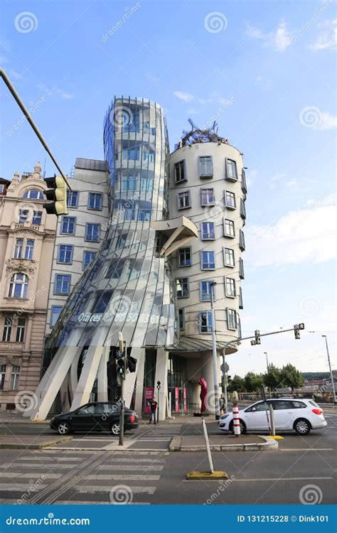 Dancing House Ginger And Fred Modern Architecture In Prague Editorial