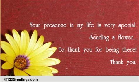 A Flower To Thank Free Flowers Ecards Greeting Cards 123 Greetings