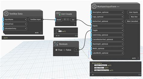 R2025 Data Shapes Ui Multipleinputform Problem Packages Dynamo