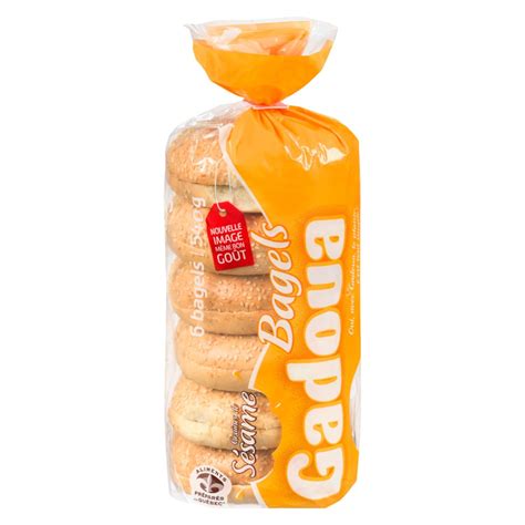 Gadoua Sesame Bagels 6 Pack 540 G Giant Tiger