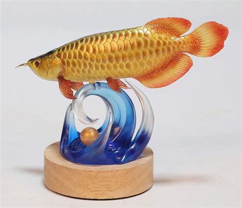 Goldfish Gold Arowana Model Lana Time Shop