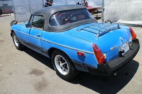 1977 MG MGB Roadster W Hardtop 4 Speed Manual 4 Cylinder NO RESERVE