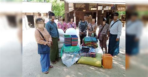 Dvb မီးရှို့ခံခဲ့ရသည့် ပုလဲမြို့နယ် အေးကုန်းရွာအတွက် မြို့နယ်ပအဖ လှူဒါန်း