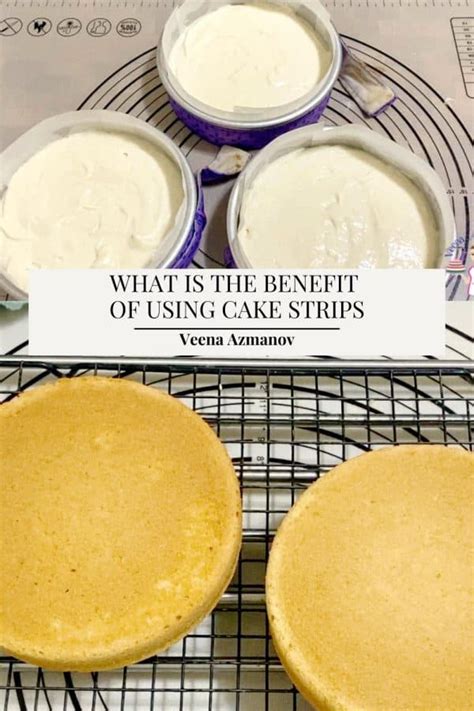 Cake Strips How To Get Even Cake Layers Veena Azmanov