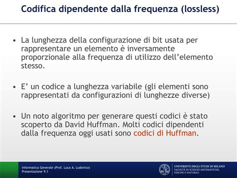 Ppt Tecniche Di Compressione Dei Dati Powerpoint Presentation Free
