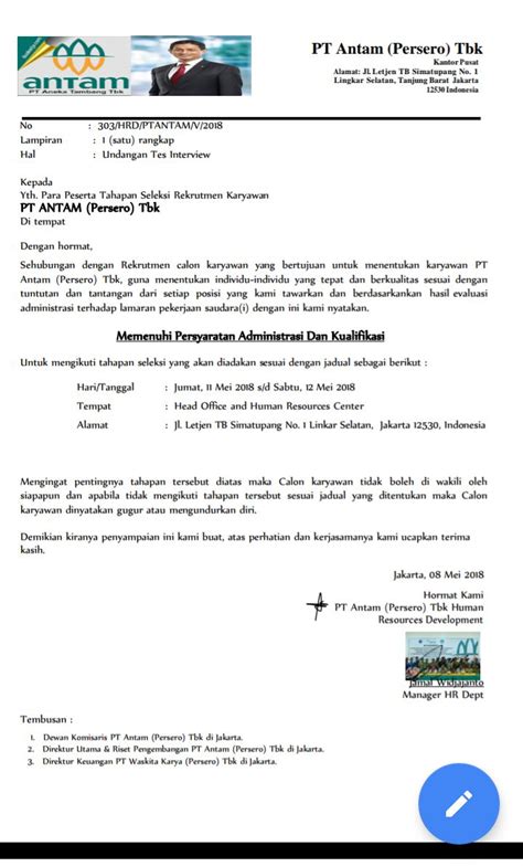 Detail Contoh Surat Rekrutmen Karyawan Koleksi Nomer 47