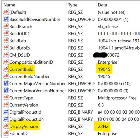 Windows Build Display Number In Sccm Db R Sccm
