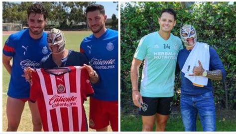Chivas Vs Los Angeles Galaxy Rey Mysterio Visitó Al Rebaño Y A